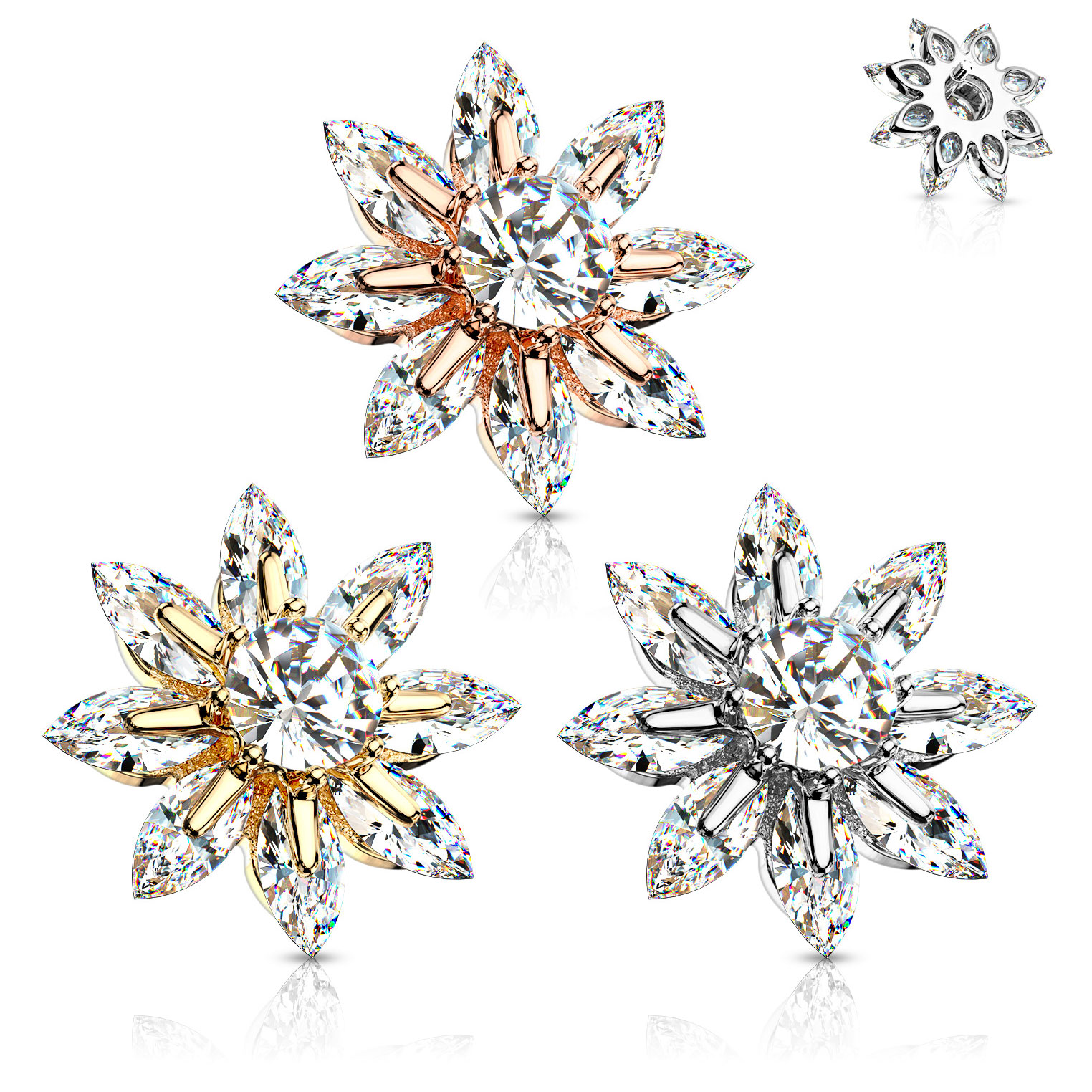 Marvelous dermal top of petals in your choice of color