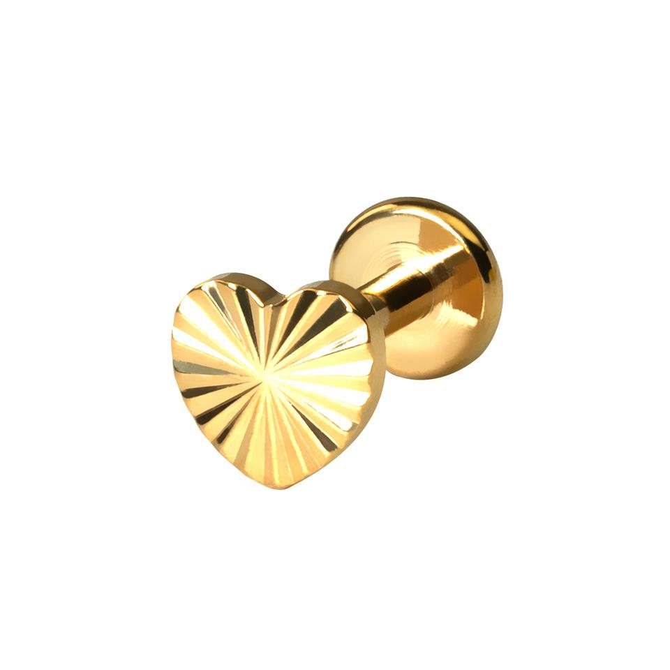 Labret Jewelry - Small with Flat Back for Comfortable Fit