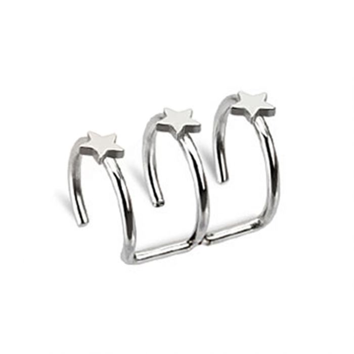 Nice fake ear piercing with stars - Get the look without having real ...