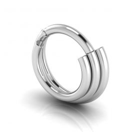 3 welded rings for a piercing jewelry -- Choose from different colors