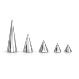 Fabulous replacement spikes in different colors and sizes