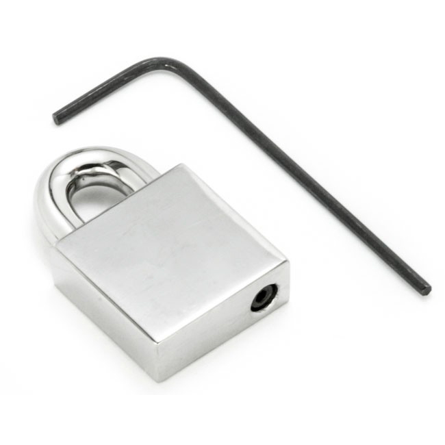 Great padlock for large piercings such as intimate piercings and gauges