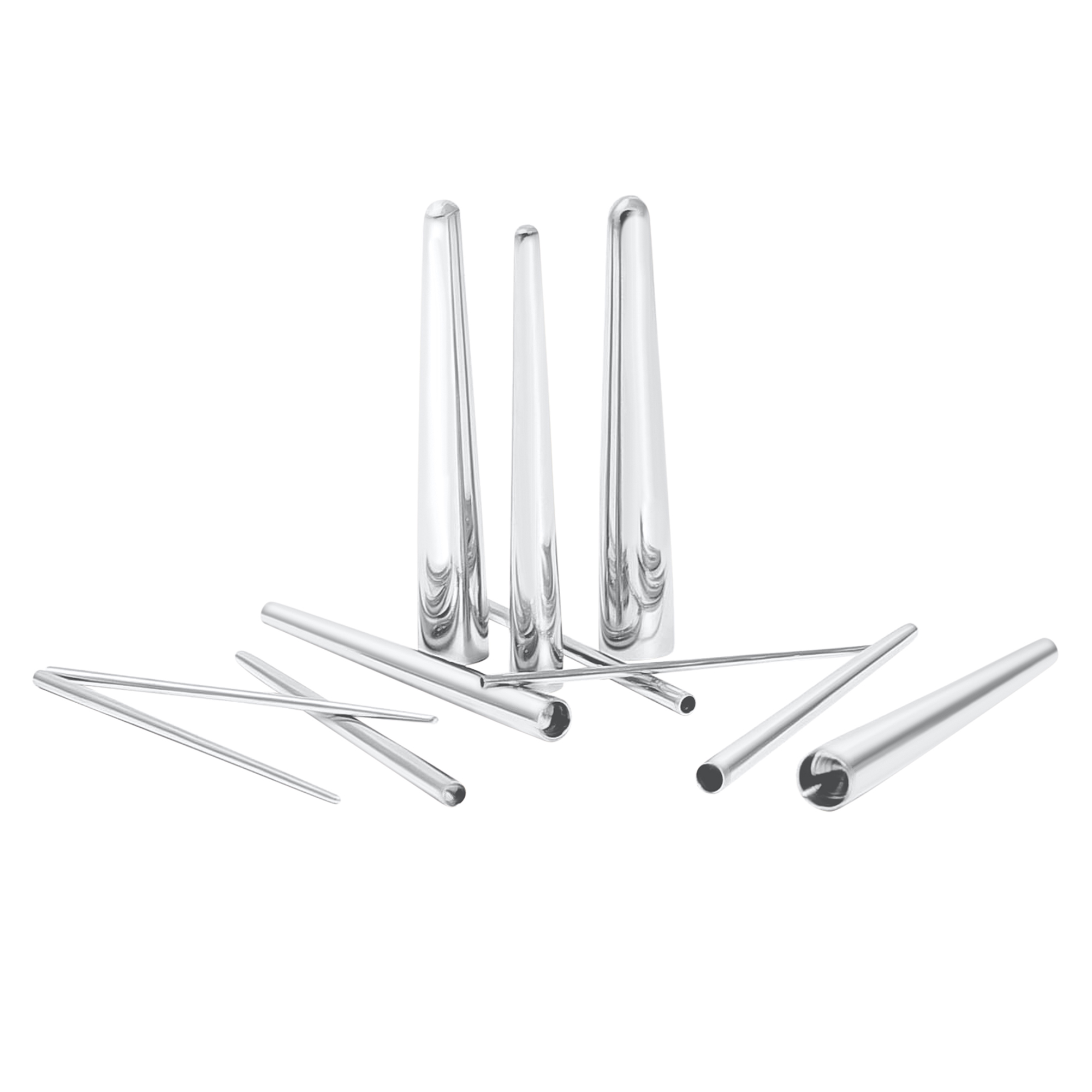 Set of tapers in a black case for professionals